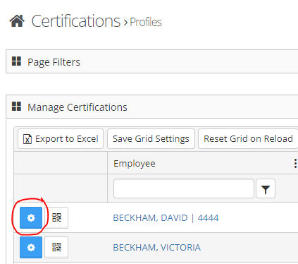 Employee Certification Profiles – VAIRKKO Support Center