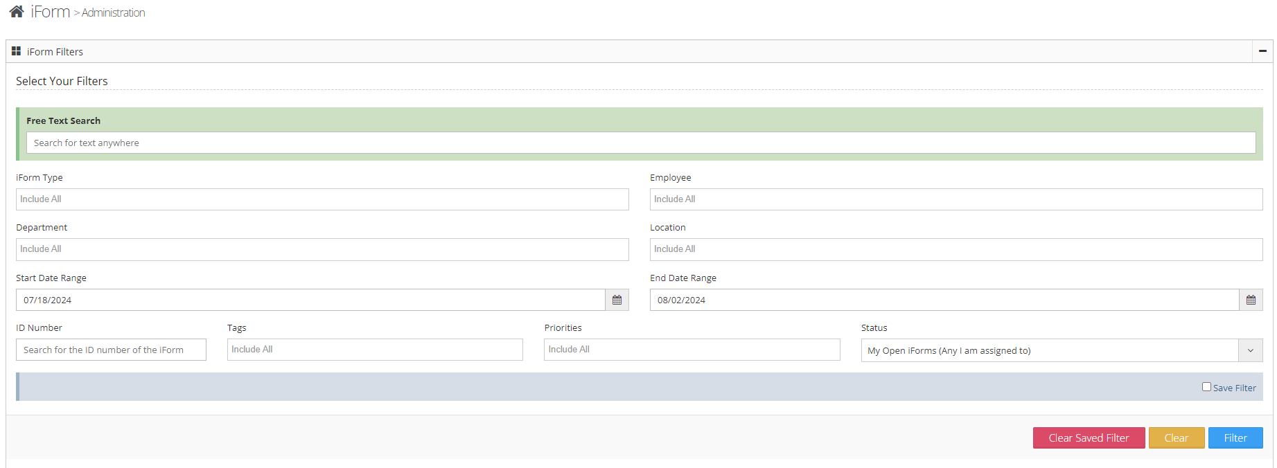 Forms Cloud - Accessing/Searching Submitted iForms – VAIRKKO Support Center