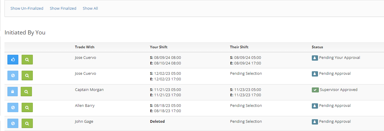 Finalizing a Shift Trade/Swap – VAIRKKO Support Center