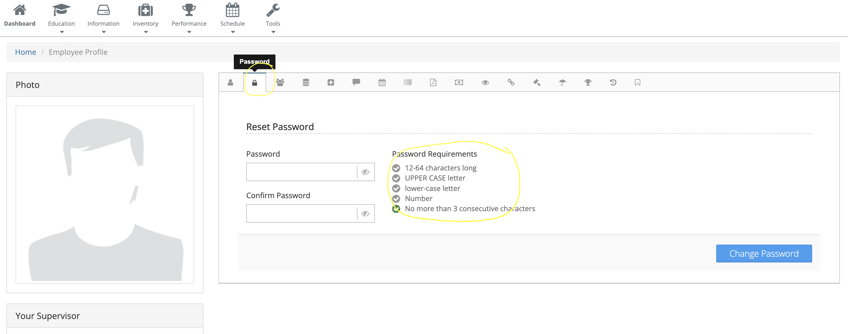Changing Your Password – VAIRKKO Support Center